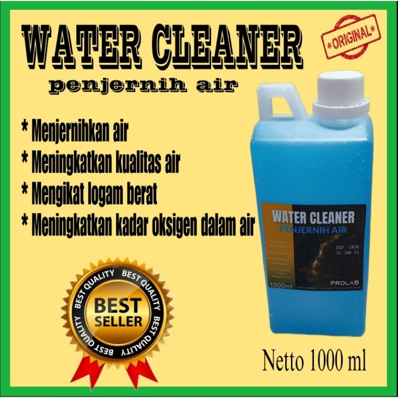 Jual penjernih air aquarium/penjernih air ikan 1 liter / penjernih ...
