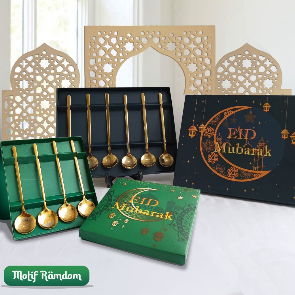 Jual Hampers LEBARAN Sendok Set Gold Elegant - Gift Box Tema IDUL FITRI ...
