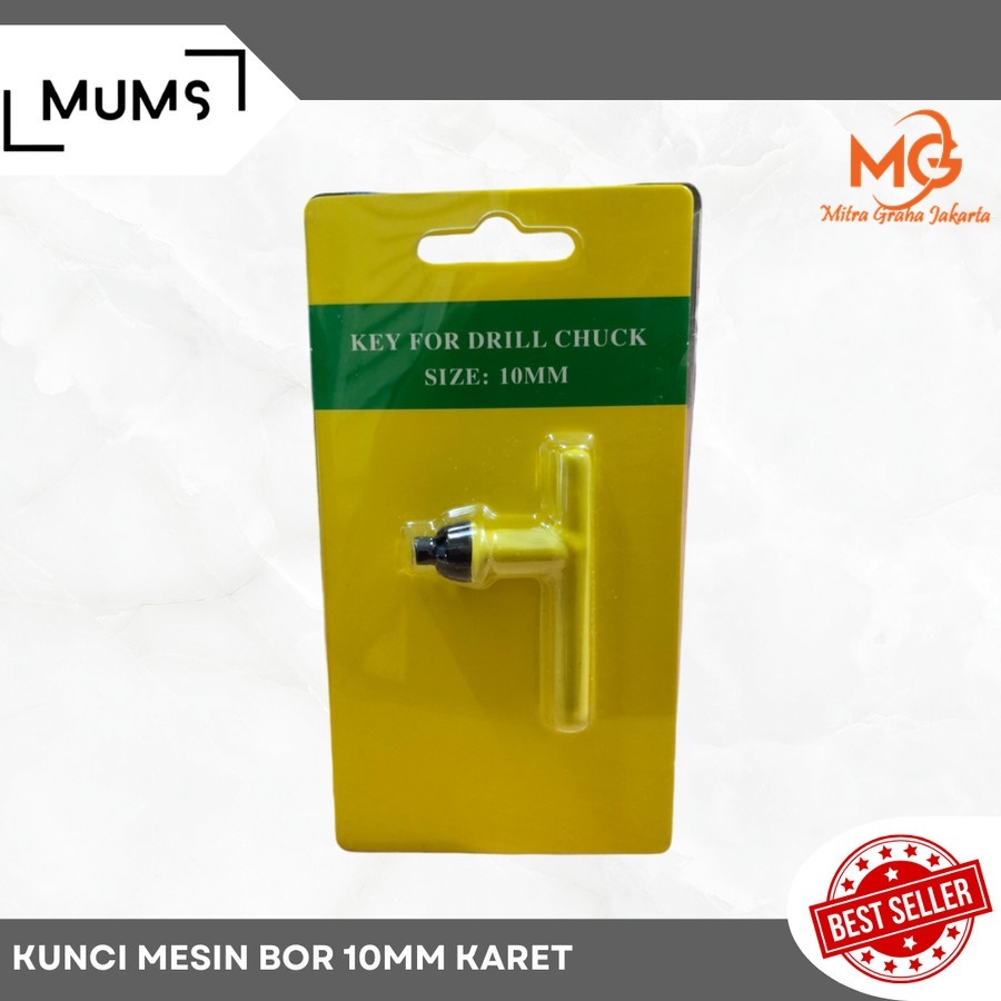 Jual Kunci Kepala Mesin Bor Listrik 10mm Drill Chuck Key 10 mm Lapis ...