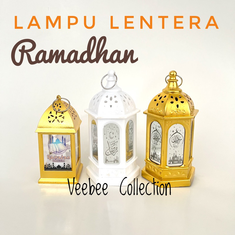 Jual Lampu lentera plastik Ramadhan Idul fitri/ lampu hias lentera ...