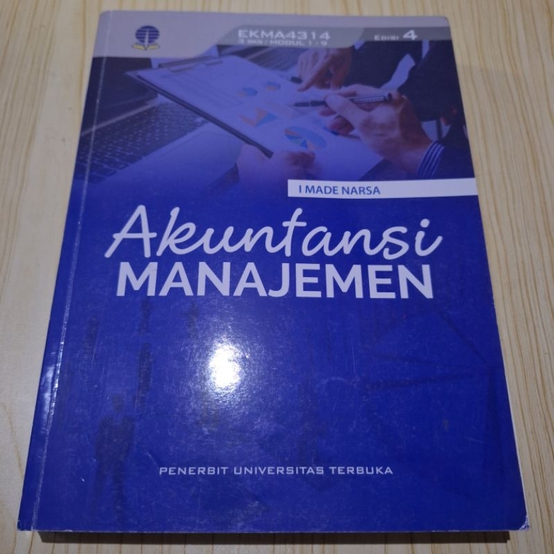 Jual Modul UT - EKMA4314 AKUNTANSI MANAJEMEN Edisi 4 Universitas Terbuka Buku Materi Pokok ...