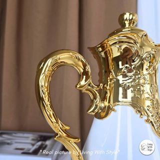 Jual Living With Style - Gold Arabic Style Thermos Jug / Termos Pitcher ...