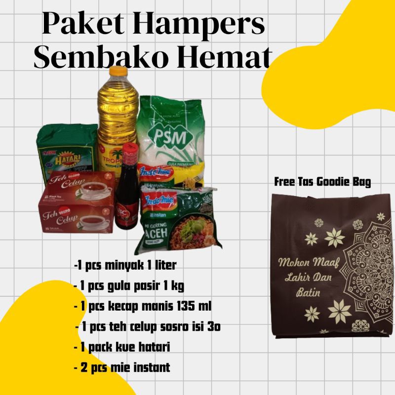 Jual Paket Sembako Hemat / Hampers Lebaran / Syukuran | Shopee Indonesia