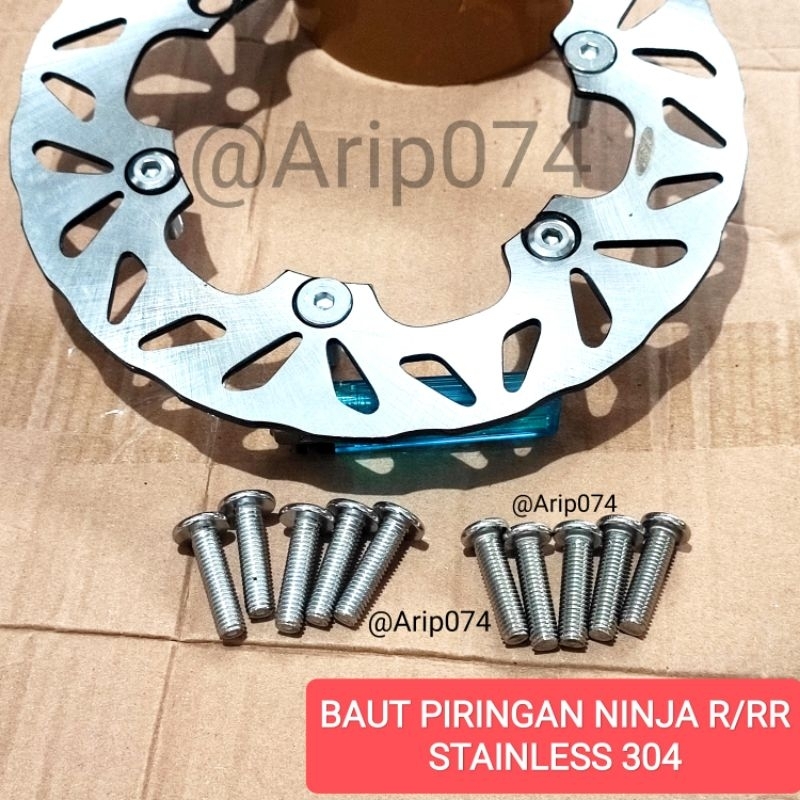 Jual [STAINLESS] BAUT PIRINGAN CAKRAM KAWASAKI NINJA R RR SS ORIGINAL ...