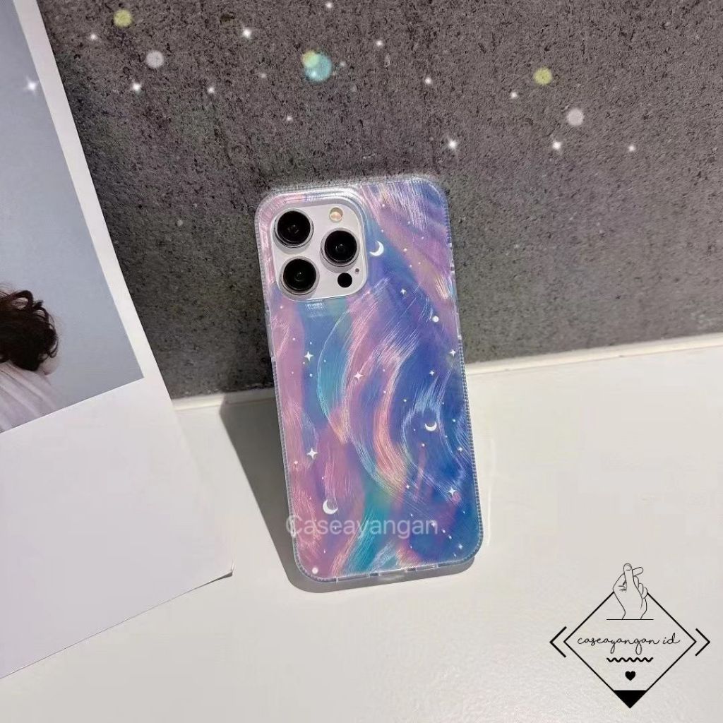 Jual Night Stars Case For Iphone 7 8 SE PLUS 11 12 13 14 15 PRO MAX ...
