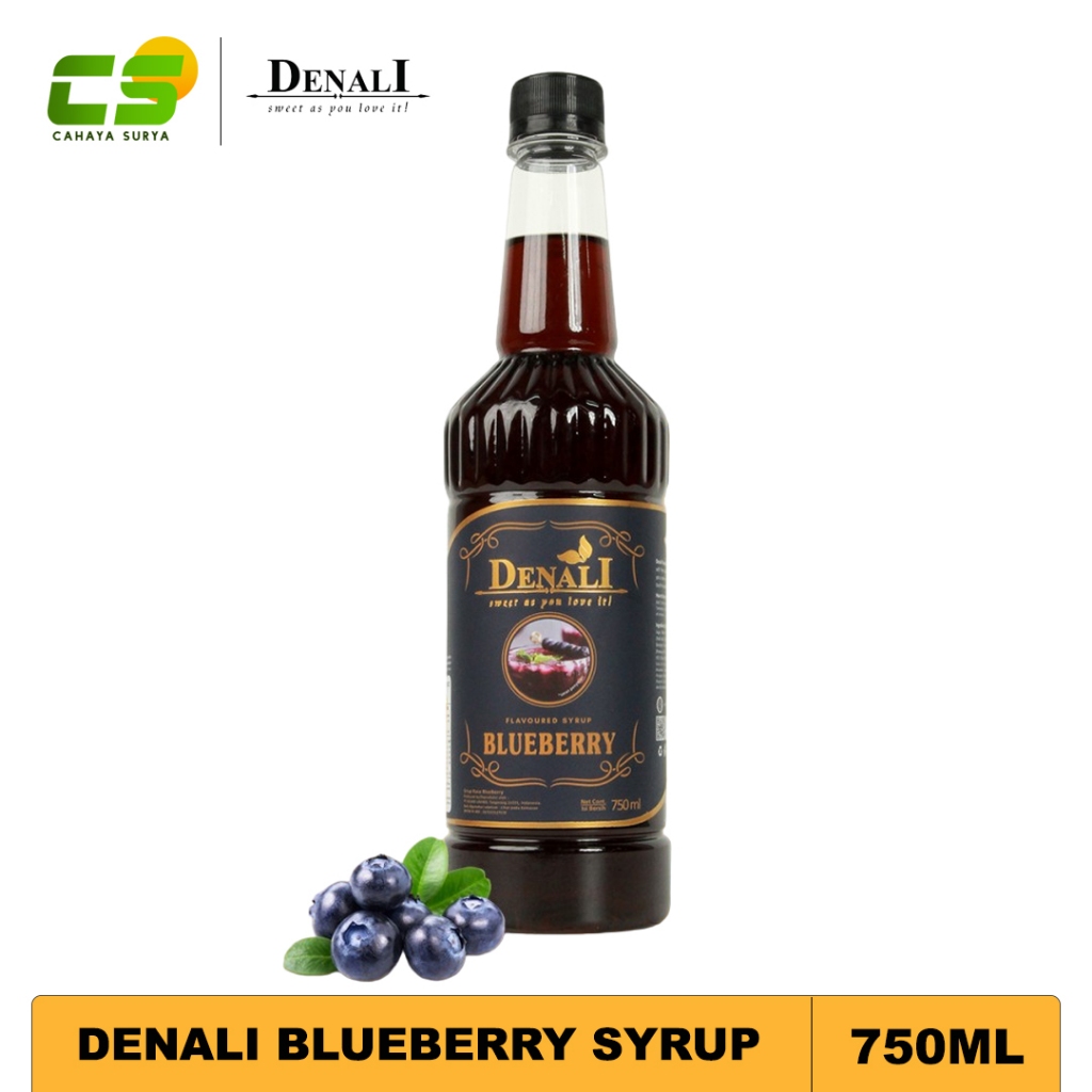 Jual Denali Syrup / Sirup - Blueberry Syrup 750 ml | Shopee Indonesia