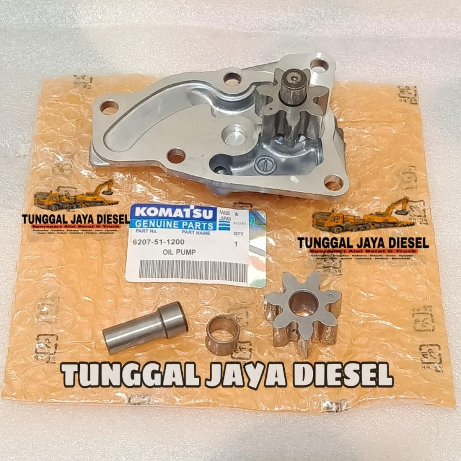Jual Pompa Oli Komatsu PC130-7 PC130F-7 4D95 4D95L Oil Pump 6207-51-1200 | Shopee Indonesia