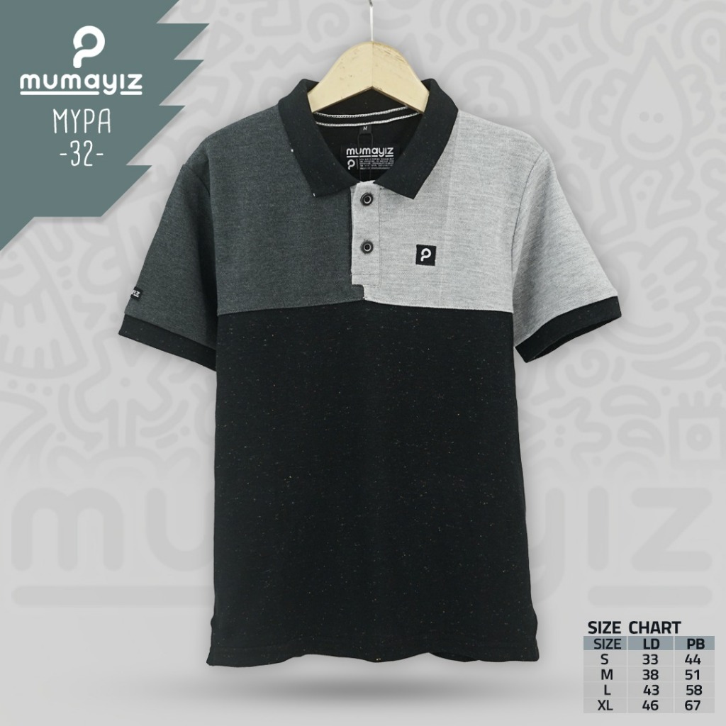 Jual MUMAYIZ polo aplikasi dada anak usia 4-15 tahun bahan lacost pique ...