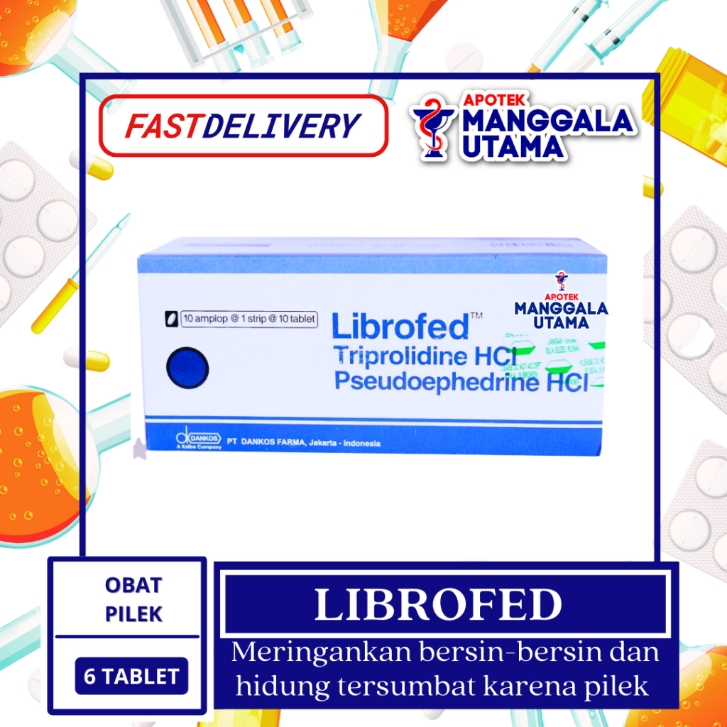 Jual LIBROFED TAB PER STRIP ISI 10 TABLET | Shopee Indonesia