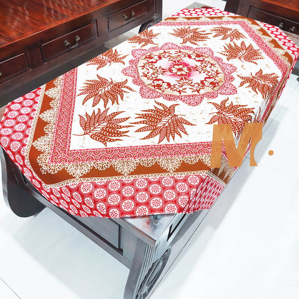 Jual Taplak Meja Tamu Guru Motif Batik Aesthetic - Saprah Batik Segi ...