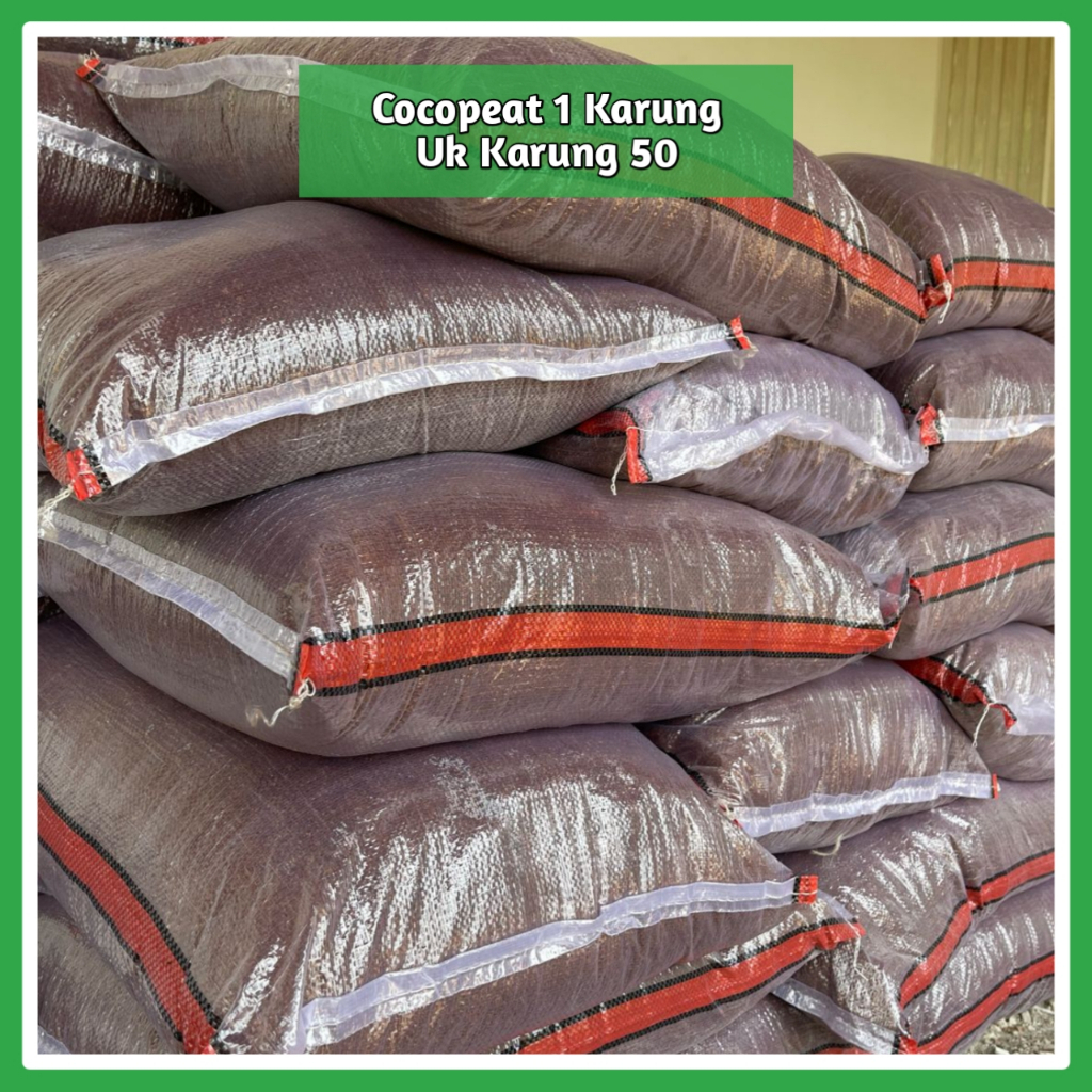 Jual Cocopeat 1 Karung Uk 50 - Cocopeat Karung Uk 25 - Media Tanam ...