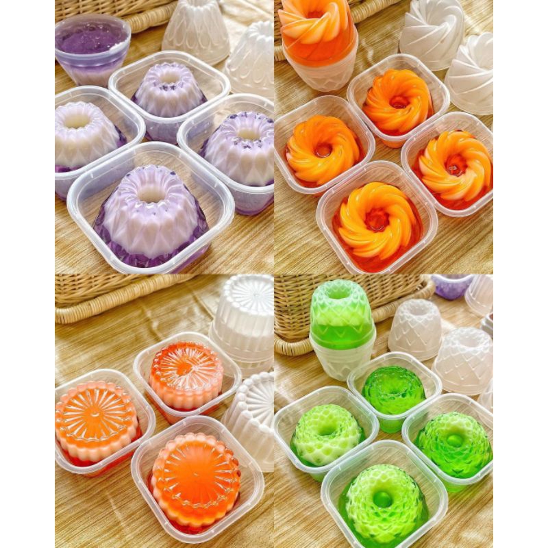 Jual SERIES 2 CETAKAN PUDING MINI VIRAL - Cetakan Jelly Agar Coklat Es ...