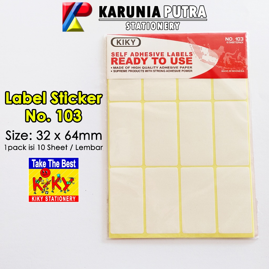 Jual Sticker Label Nama Undangan No 103 Kiky | Shopee Indonesia