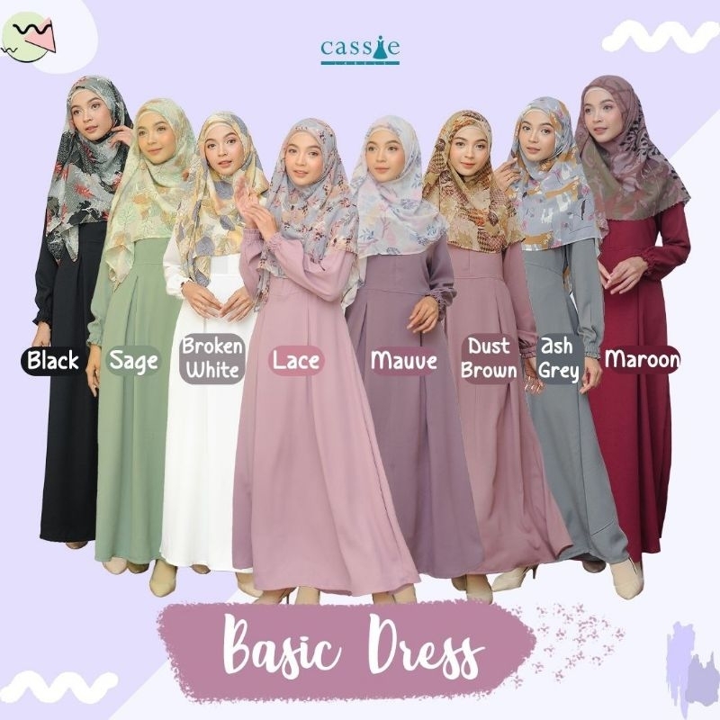 Jual Basic Dress by Cassie Labels | Shopee Indonesia