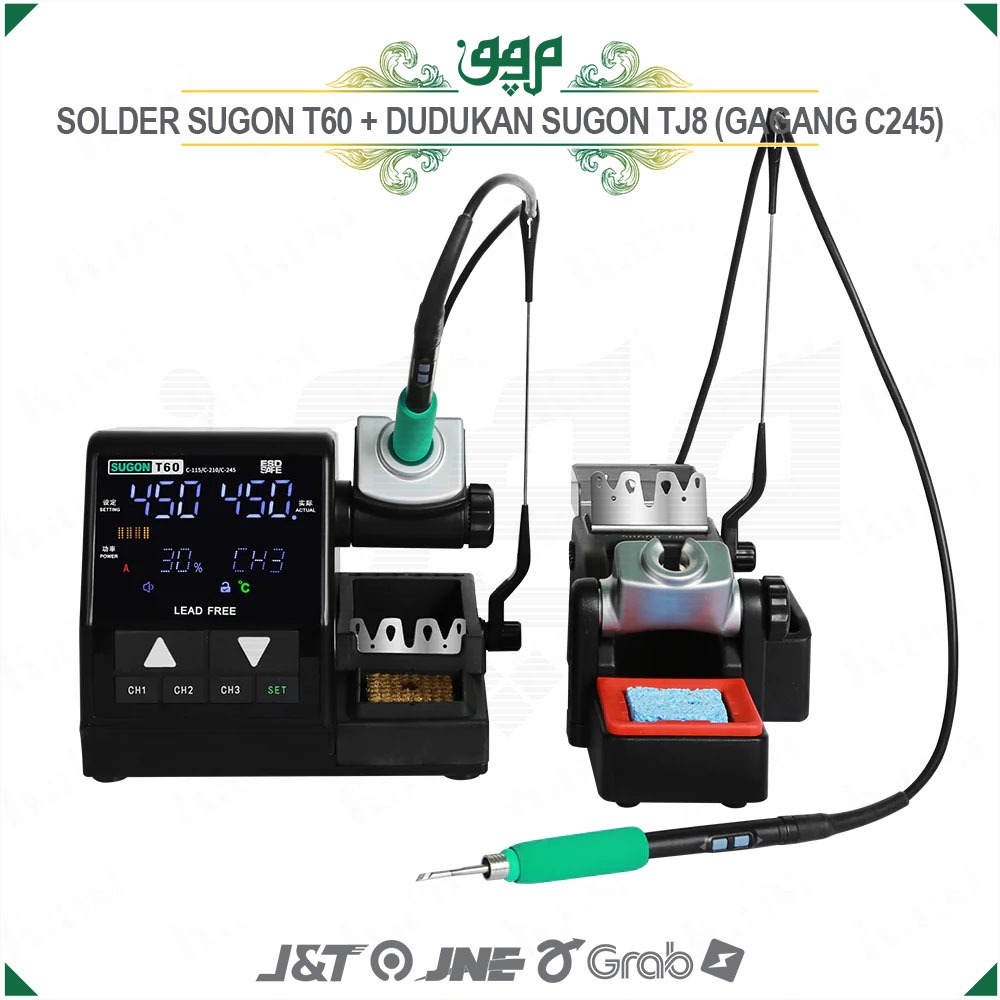 Jual Solder Station Sugon T60 Plus Dudukan Solder TJ8 / Dudukan Sugon ...