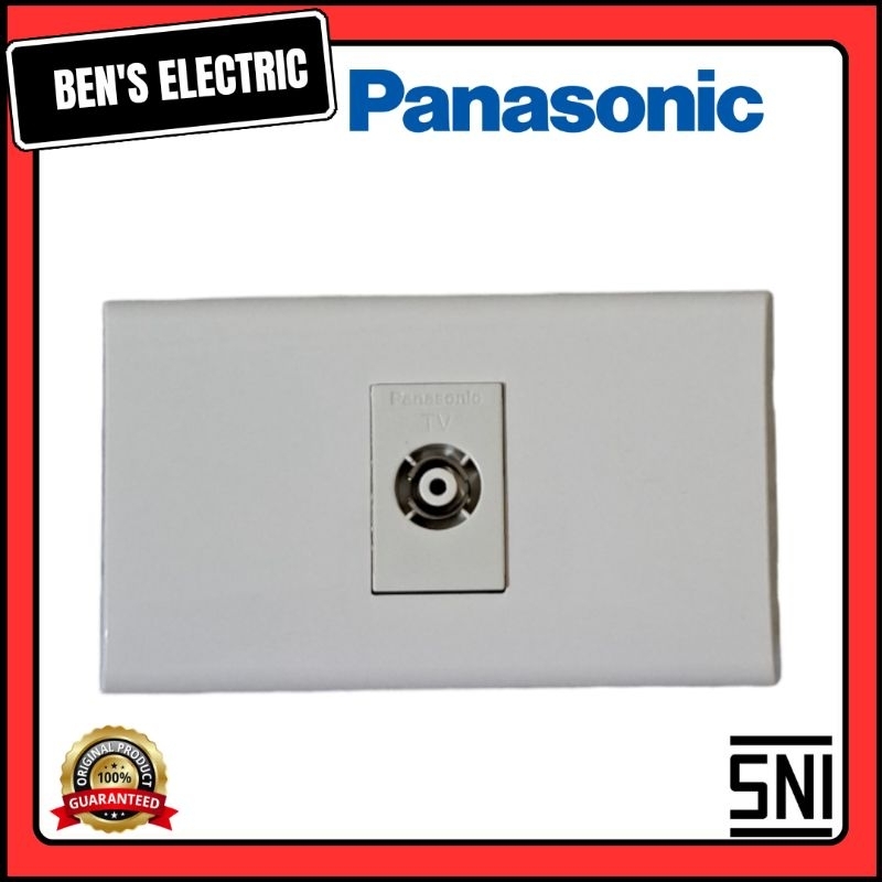 Jual Panasonic frame + modul jack antena TV box model panjang inbow ...