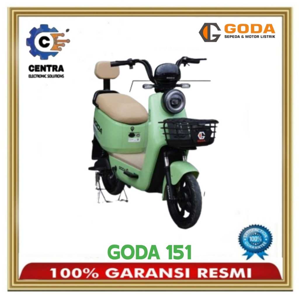 Jual GODA Sepeda Listrik Golden Star 151 48V/12Ah Garansi Resmi ...