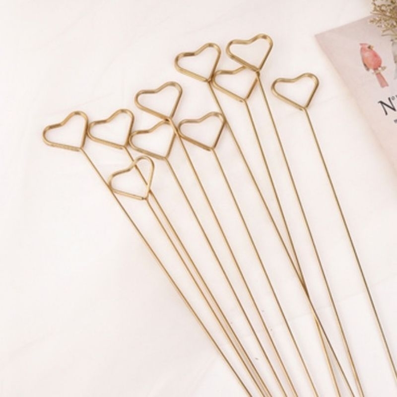 Jual Stick Greeting Card Korean Stick Card Plastik & Besi (Gold ...