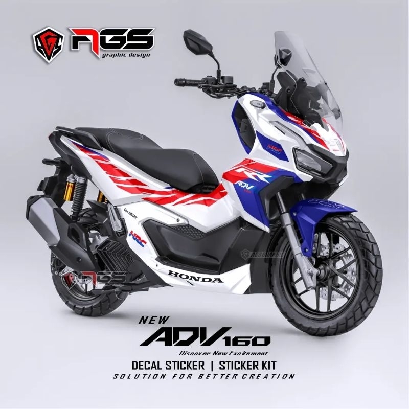 Jual DECAL HONDA ADV160 / DECAL STICKER ADV160 FIREBLADE / DECAL FULL ...