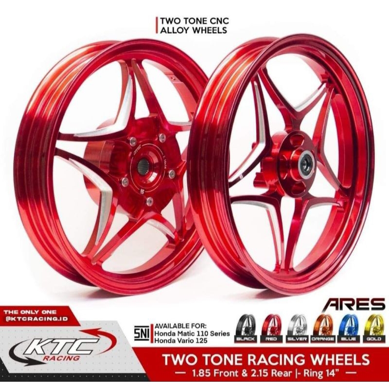 Jual Velg KTC ARES BINTANG TERBARU PNP All Nmax & All Aerox | Shopee ...