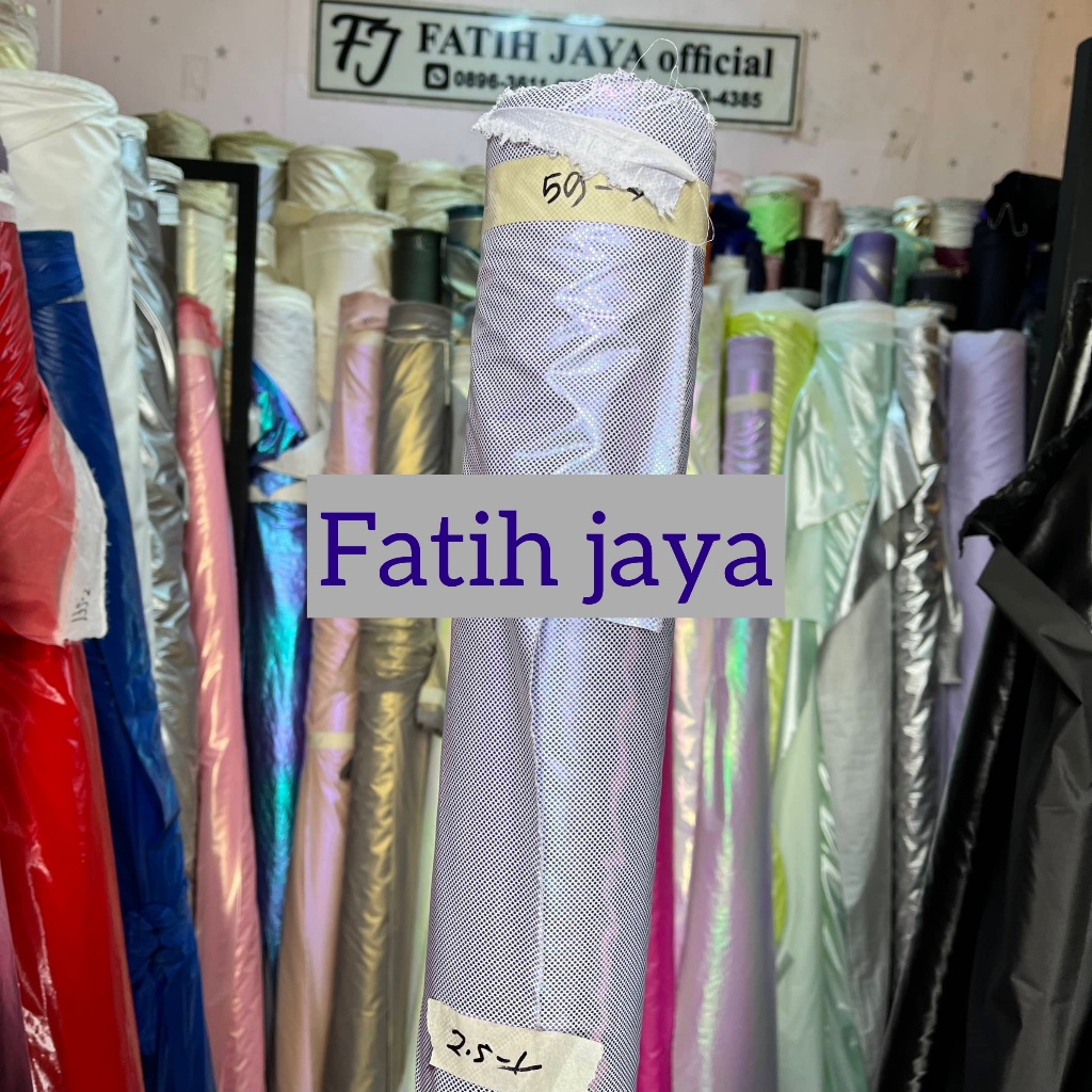 Jual New Kain Hologram Parasut Despo Coating Semprot Latek Arahan Tas ...