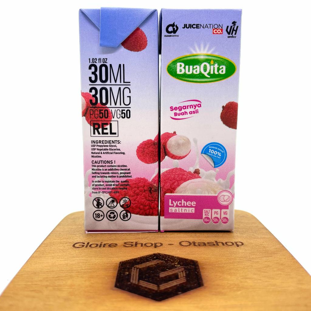 Jual SALT - Buaqita LYCHEE ICE 30ML 30MG by Juicenation Hitz Liquid ...