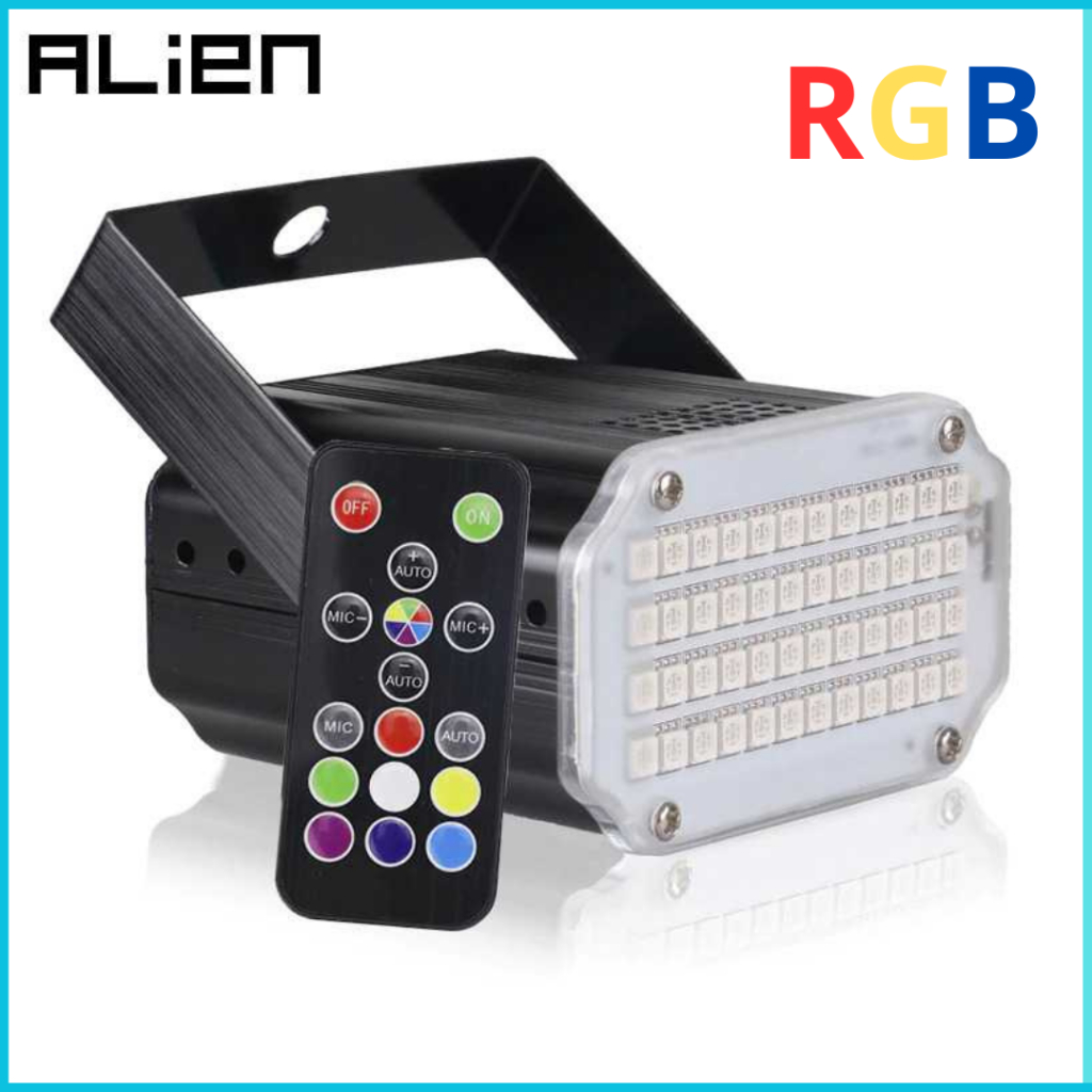 Jual COD Cepat Lampu Disco Proyektor DJ Party Lights 48 LED RGB / Lampu ...