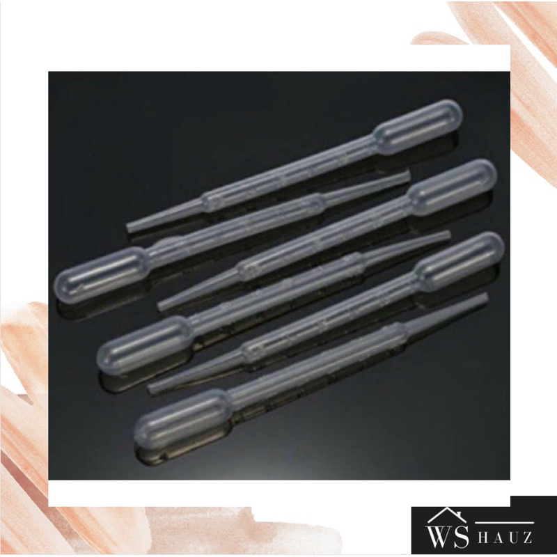 Jual PIPET TETES PLASTIK 3 ML 1 ML 5 ML UNTUK CAIRAN PARFUM OIL MAKANAN ...