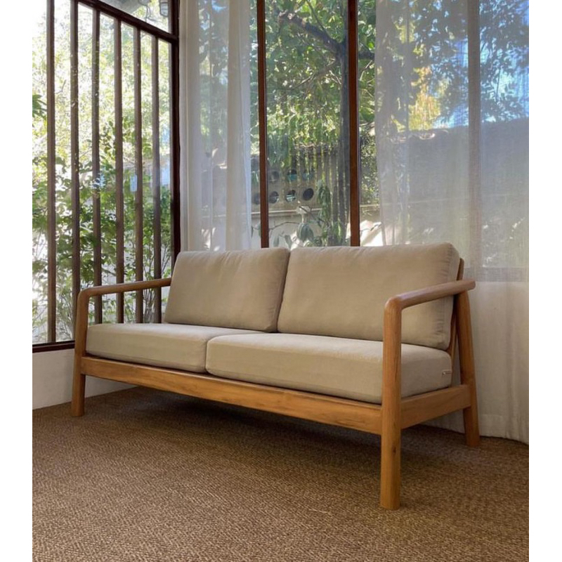 Jual sofa minimalis kayu jati sofa kayu jati sofa minimalis | Shopee ...