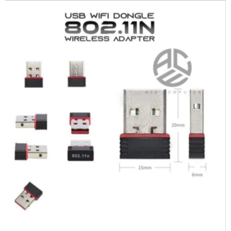 Jual usb wifi wireless adapter network dongle 150mbps kecepatan tinggi | Shopee Indonesia