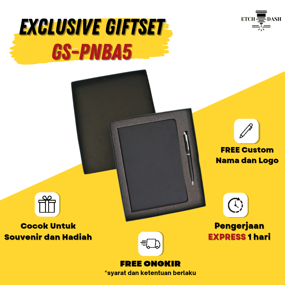 Jual Giftset Souvenir Eksklusif Notebook A5 Dan Pulpen | Hampers ...