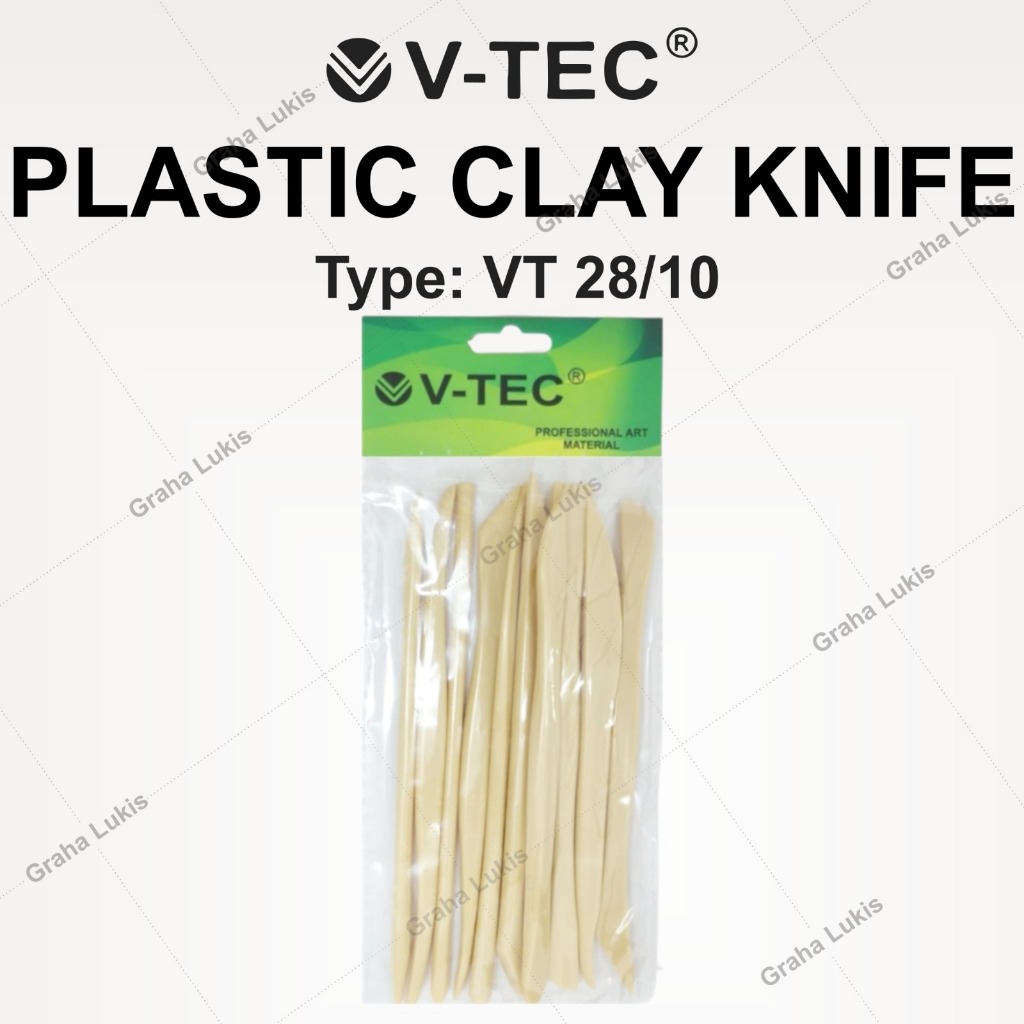Jual V-TEC Clay Knife Plastik VT28/10 Clay Tool | Shopee Indonesia