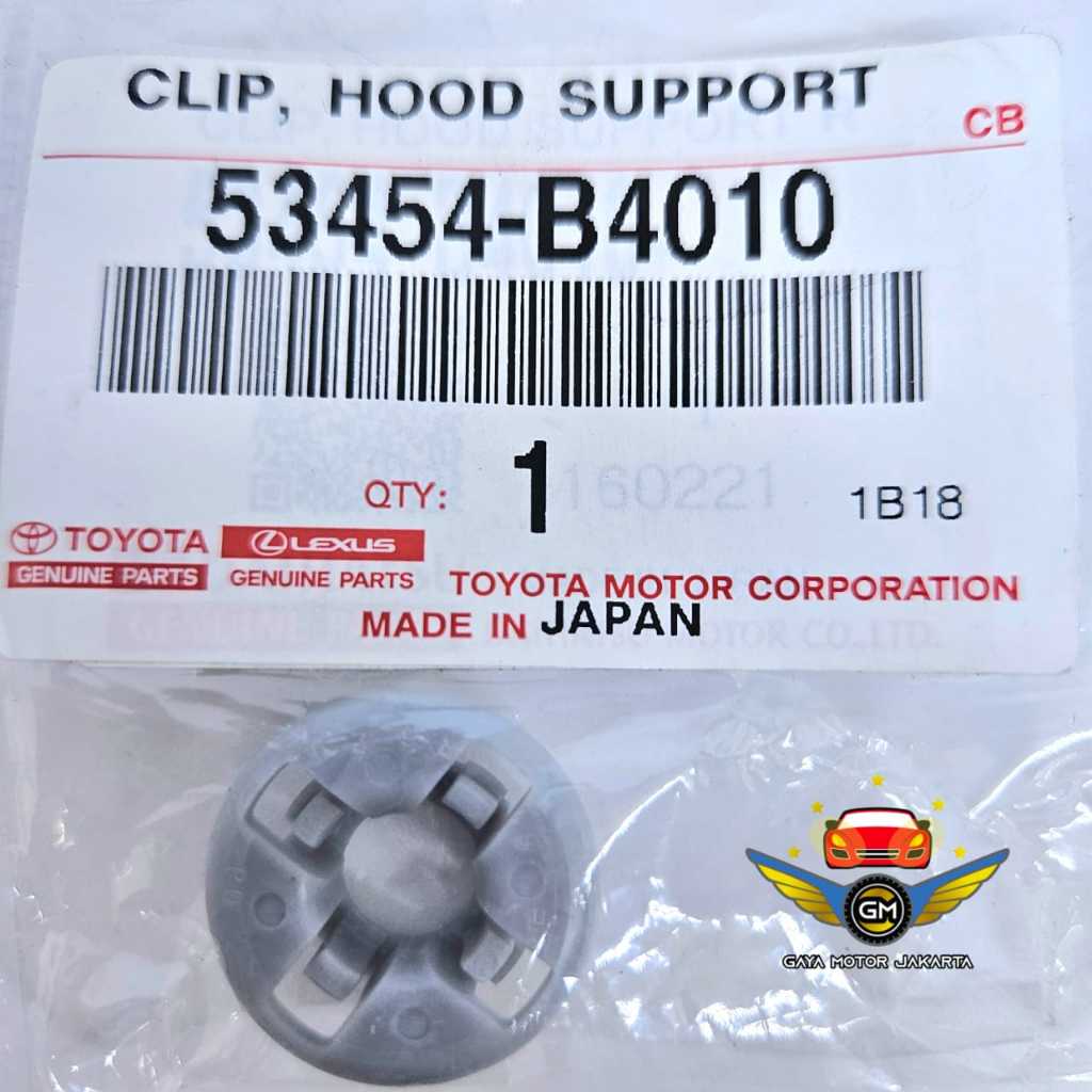 Jual Grommet Kancing Dudukan Tiang Kap Mesin Toyota Rush-Terios 53454 ...