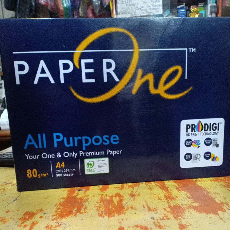 Jual Kertas Hvs Paper One A4 75 / 80 Gsm | Shopee Indonesia