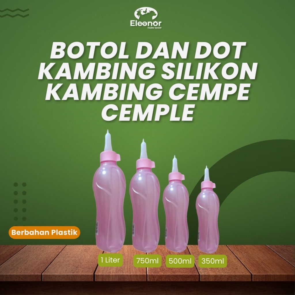 Jual Botol Dot Cempe Kambing Domba Silikon 350Ml 500Ml 750Ml 1Liter ...