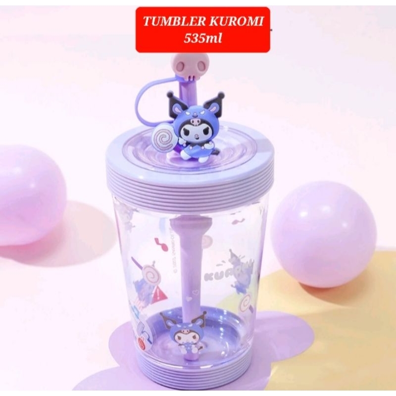 Jual botol minum kuromi botol sedotan kuromi tumbler gelas minum kuromi ...