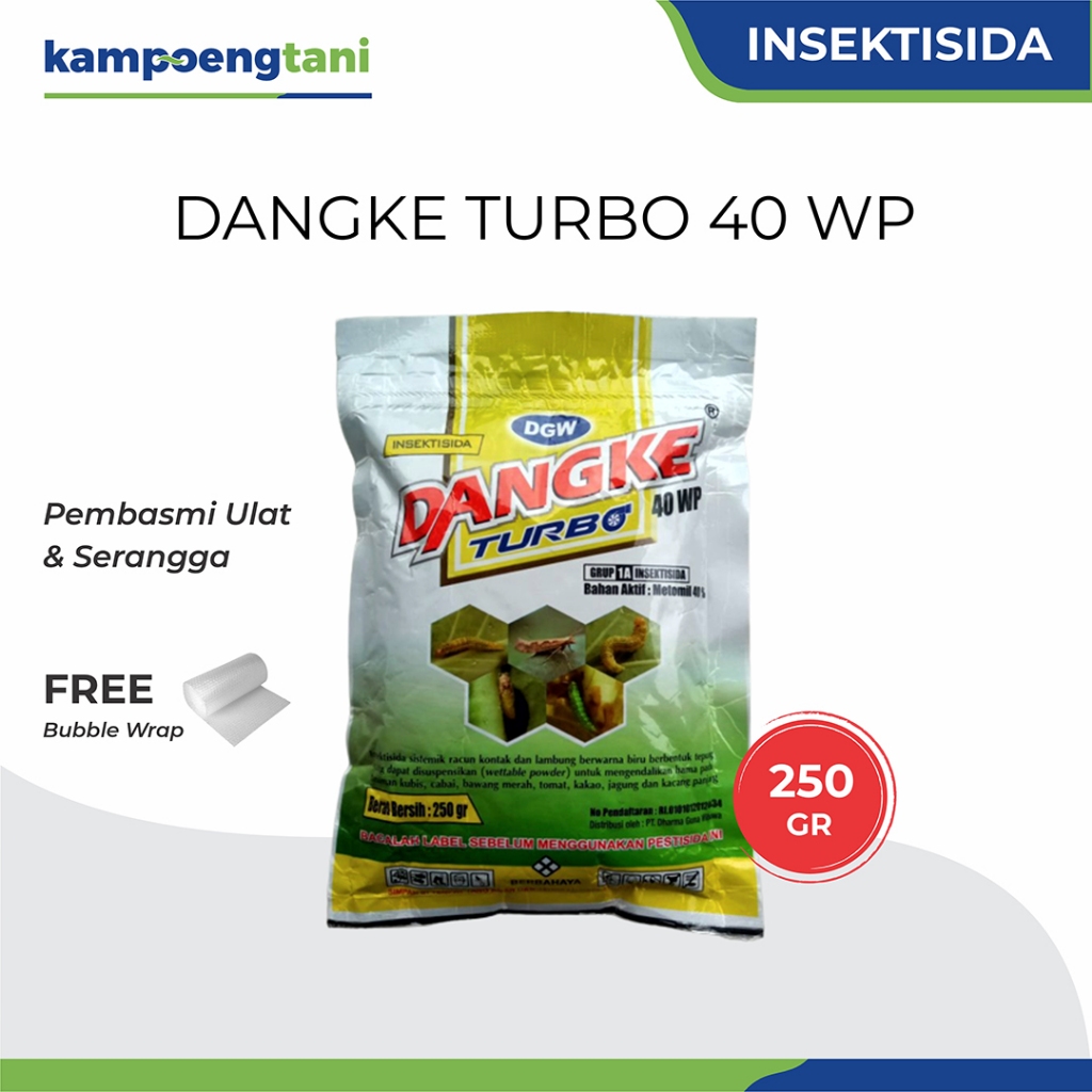 Jual Kampoeng Tani - Insektisida Dangke Turbo 40 WP 250 gram Obat ...