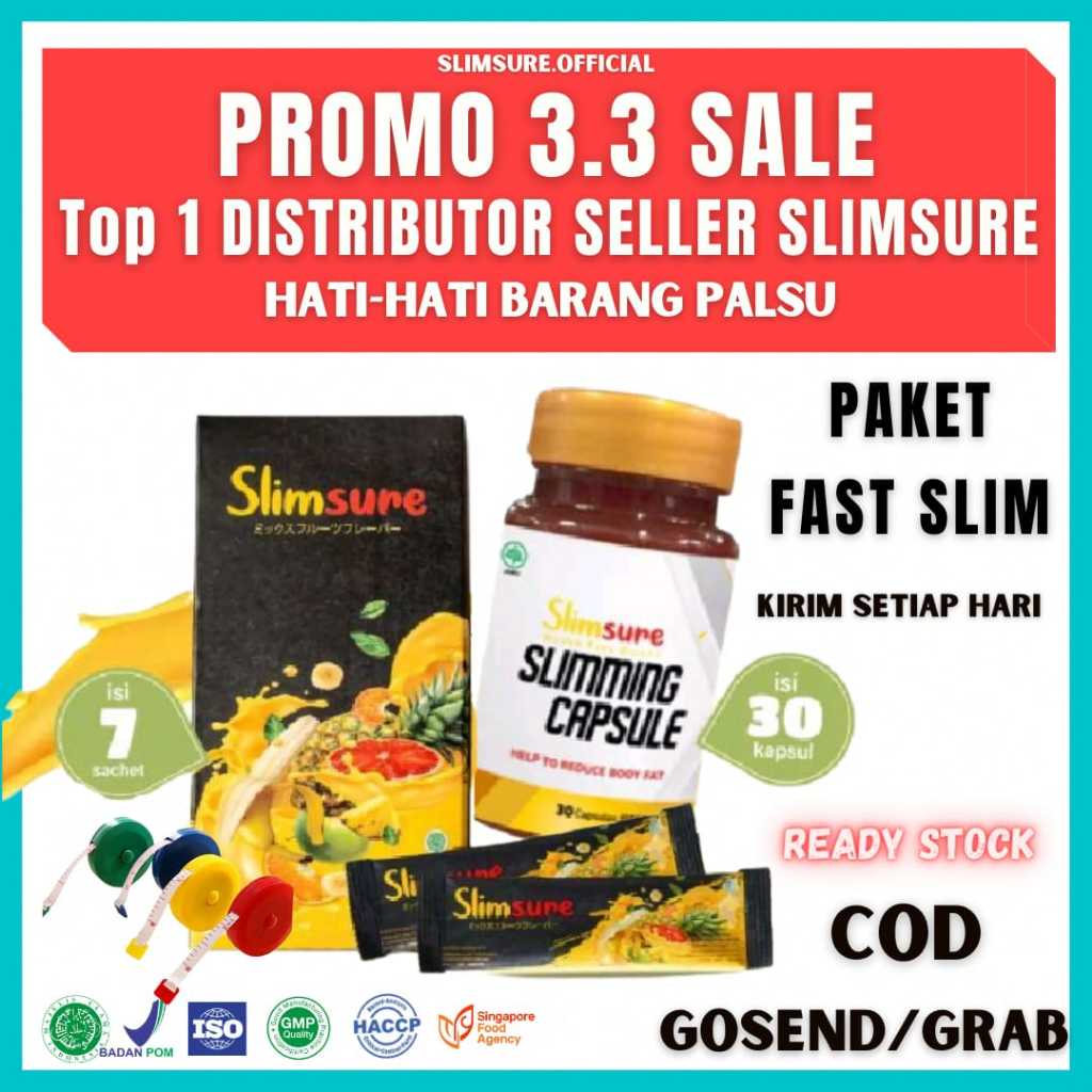 Jual SLIMSURE PAKET FAST SLIM ( pelangsing - penurun berat badan ...