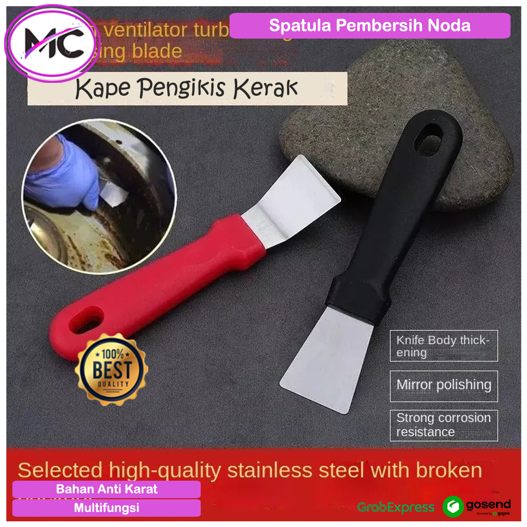 Jual Spatula Stainless Pembersih Noda Kerak Noda Makanan Panci Kape ...