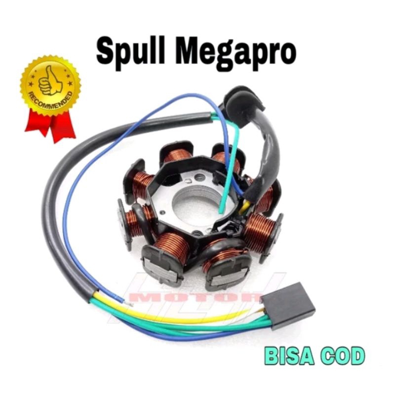 Jual SPUL SPULL SPOL SPOOL STATOR ASSY MOTOR MEGA PRO | Shopee Indonesia