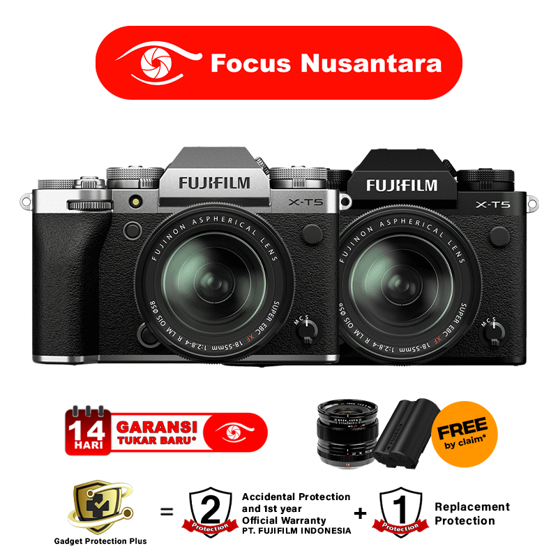 Jual FUJIFILM X-T5 Fuji XT5 / Fujifilm XT5 Body / Kit 18-55 / Kit 16 ...