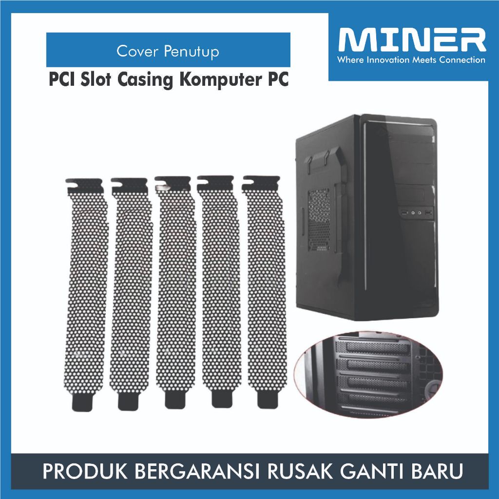 Jual MINER Cover Penutup PCI Slot Casing Komputer PC | Shopee Indonesia