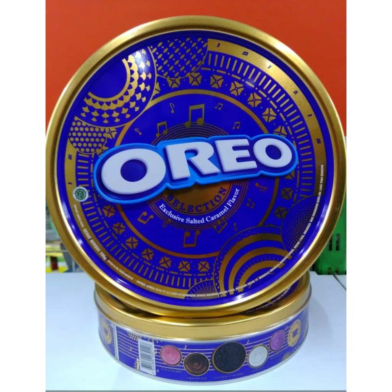 Jual OREO SELECTION EXCLUSIVE RED VELVET FLAVOUR KALENG KEMASAN 276GR ...