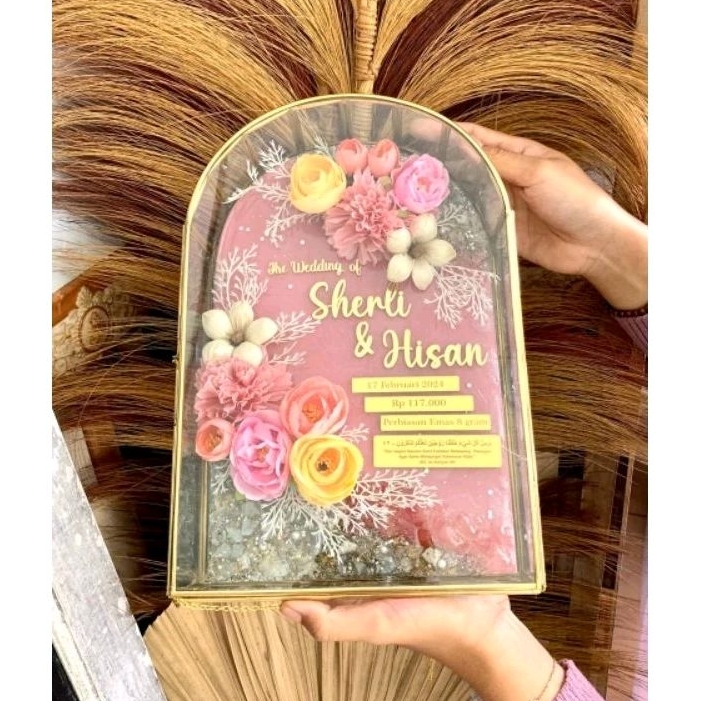 Jual Bingkai Mahar Pernikahan Kubah Full Resin | Shopee Indonesia