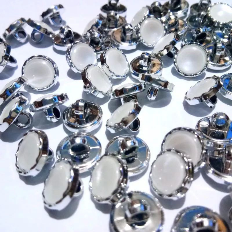 Jual MURAH Isi 100 pcs Diameter 11 mm DAN 13MM - Kancing Baju Mutiara ...