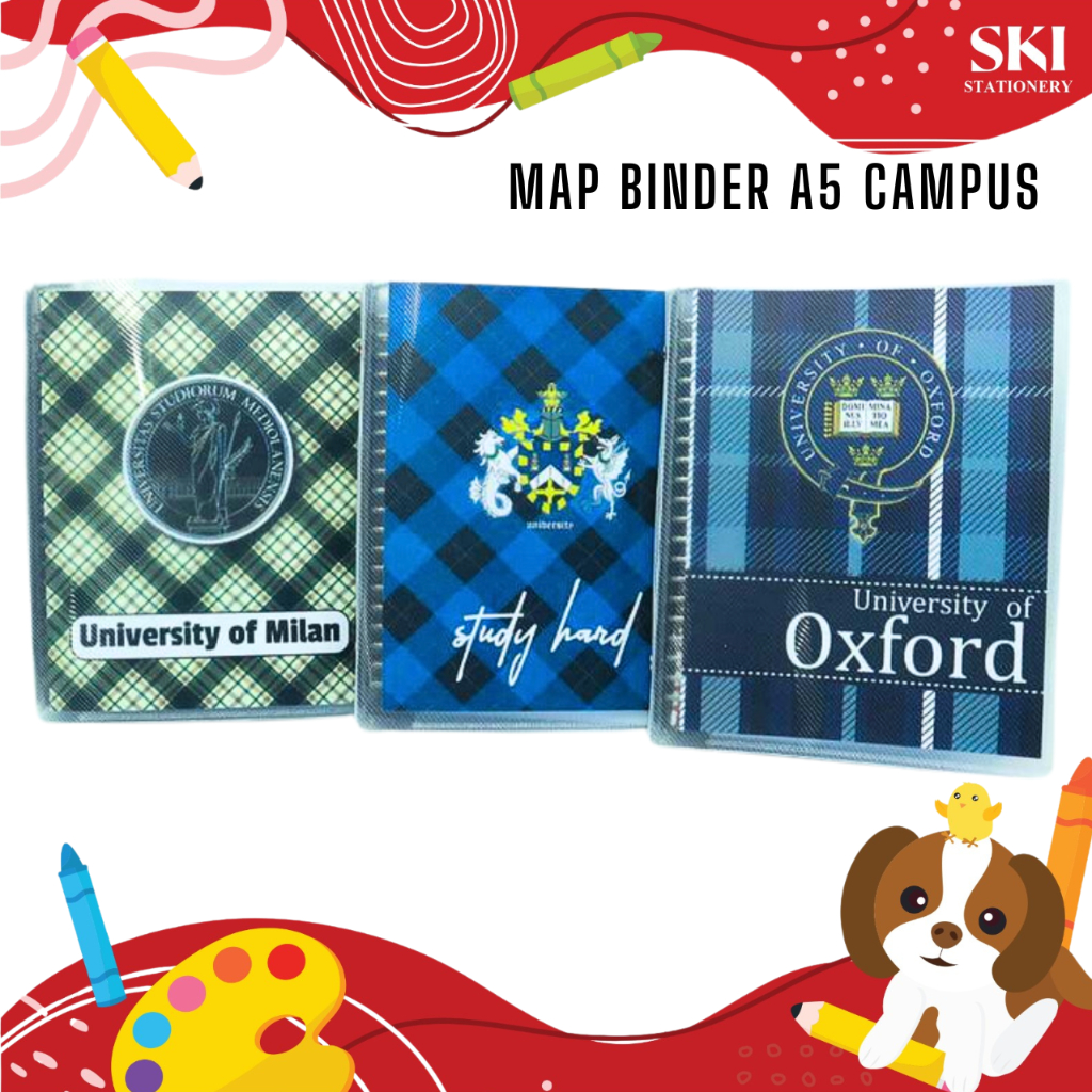Jual Buku Binder / Map Binder A5 Campus / Binder Note Kuliah | Shopee ...