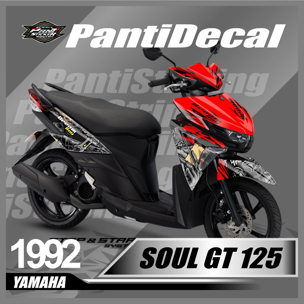 Jual Sticker Decal Motor Yamaha Mio Soul GT 125 Fullbody Desain Terbaru ...