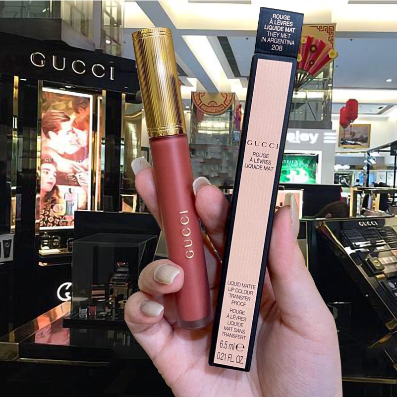 Jual Gucci Lipstick liquid Matte 6.5ml/ Rouge A Levres Mat Lipstik Lip ...