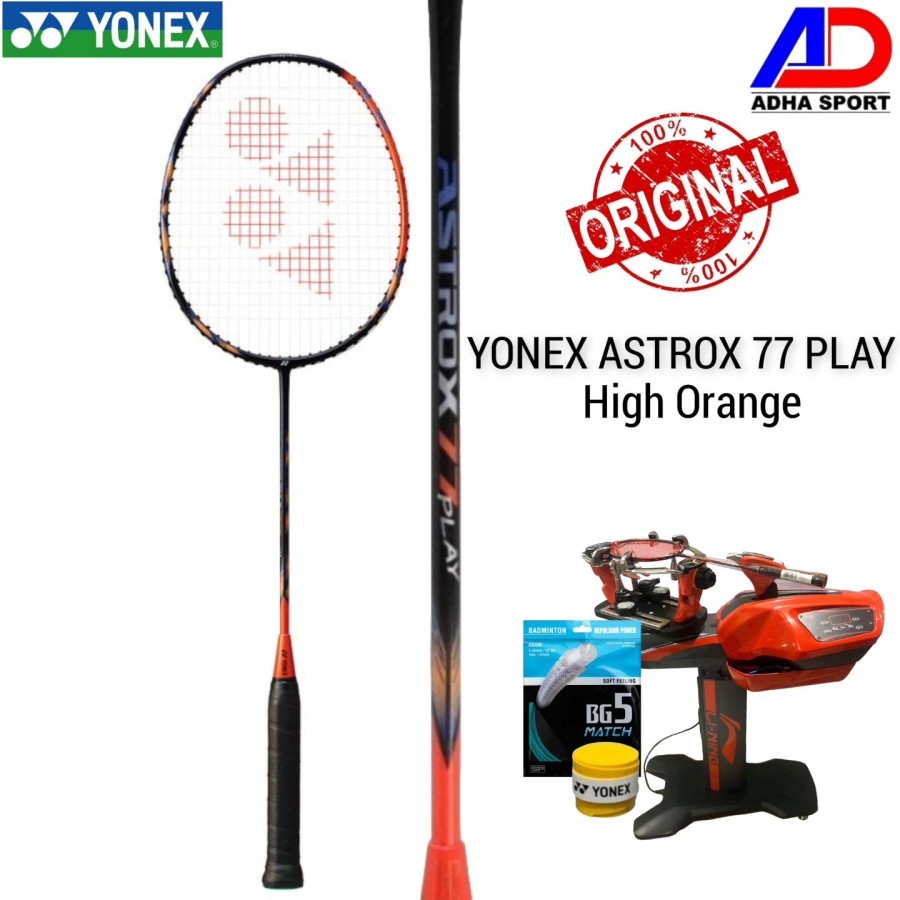 Jual Yonex Astrox 77 Play High Orange Raket Badminton Bulutangkis ...