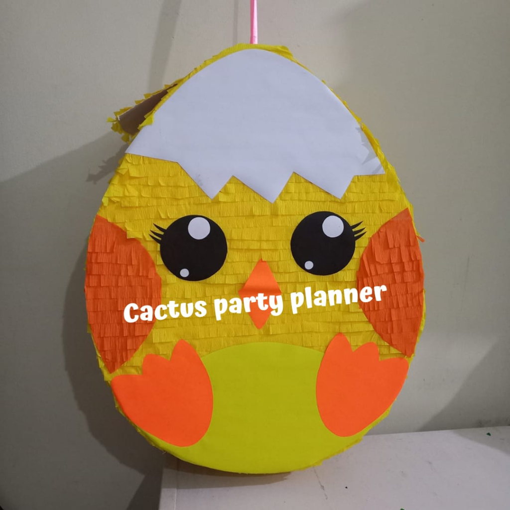 Jual Pinata Pukul/Pinata Tarik Karakter Ulang Tahun Motif Telur Ayam ...